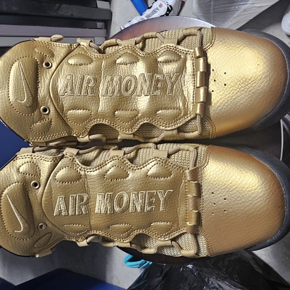 Nike | Shoes | Nike Air Money Gold Sneakers | Poshmark